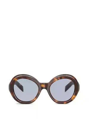 Prada Round-frame Sunglasses - Brown