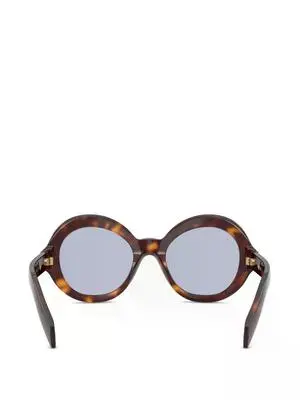 Prada Round-frame Sunglasses - Brown
