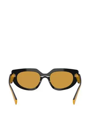 Prada Geometric Frame Sunglasses