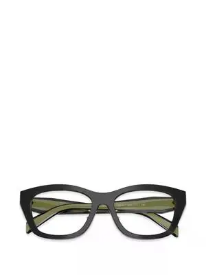 Prada Cat Eye Frame Eyeglasses - Black