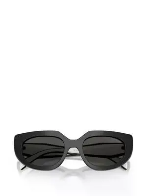 Prada Oval-frame Sunglasses - Black