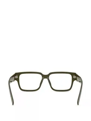 Prada Square Frame Glasses - Green