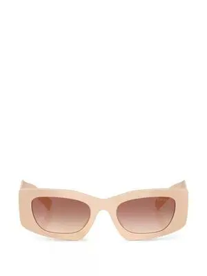 Prada Rectangle-frame Sunglasses - Neutrals