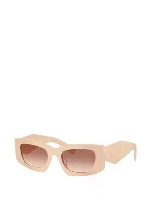 Prada Rectangle-frame Sunglasses - Neutrals