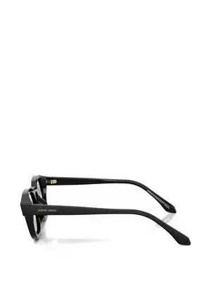 Giorgio Armani Round Frame Sunglasses - Black