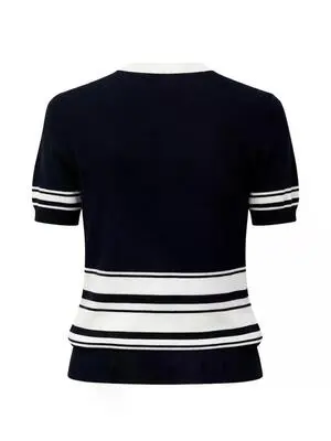 N°21 Striped V-neck Sweater