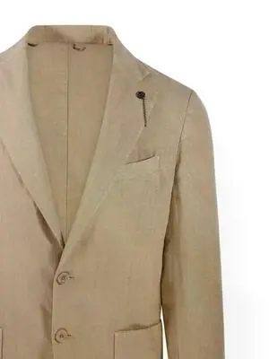 SANTANIELLO Buttoned Single-breasted Blazer