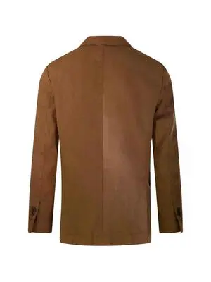 SANTANIELLO Buttoned Blazer - Brown