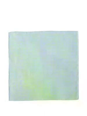 Prada Printed Silk Twill Scarf 55x55 - Blue