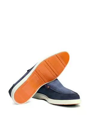 Santoni Detroit Suede Loafers