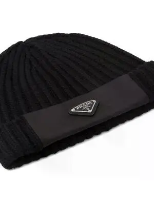 Prada Wool And Re-nylon Beanie