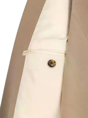 LARDINI Cameron Double-breasted Blazer - Neutrals