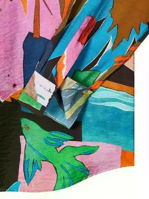 Paul Smith Buttoned Floral-print Shirt