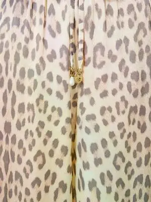 Camilla Animal-print Wide Leg Trousers