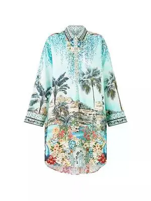 Camilla Collared Kaftans Tunics