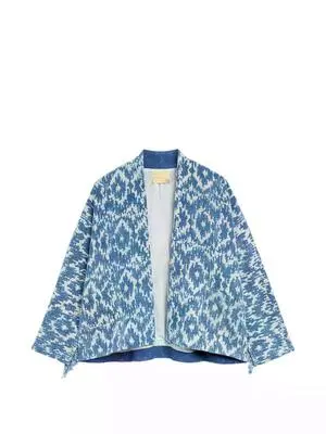 Momoni Printed Tassel Detail Jacket