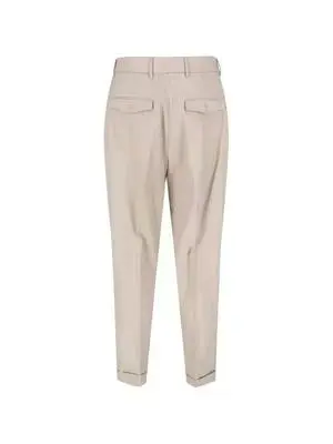 CRUNA Pleated Trousers - Neutrals