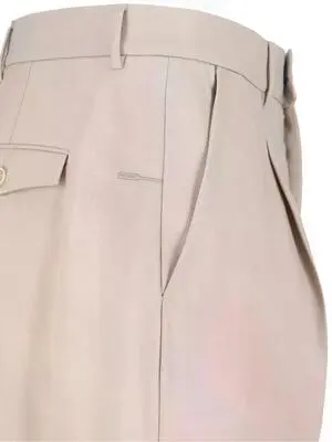 CRUNA Pleated Trousers - Neutrals