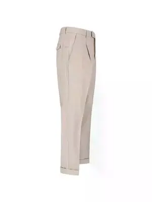 CRUNA Pleated Trousers - Neutrals