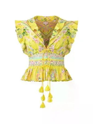 Camilla Lady Limonada Floral Print Blouse