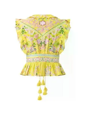 Camilla Lady Limonada Floral Print Blouse