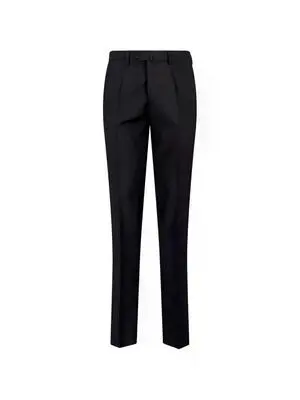 Caruso Double-breasted Suit - Black