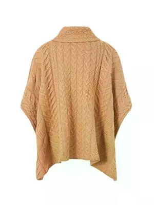 Camilla Funnel-neck Knit Poncho