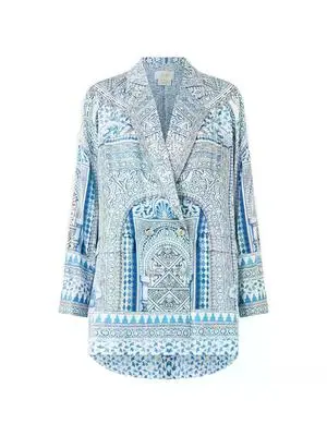 Camilla Patterned Double-breasted Jacket