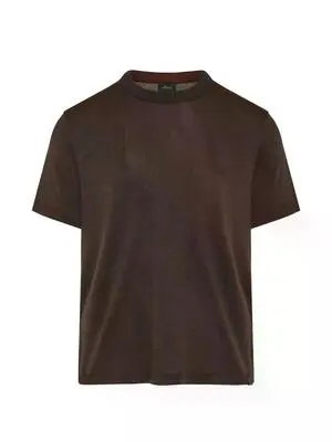 Brioni Crew-neck T-shirt - Brown