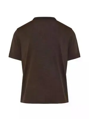 Brioni Crew-neck T-shirt - Brown