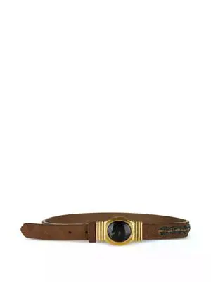 Etro Oval-buckle Belt - Brown