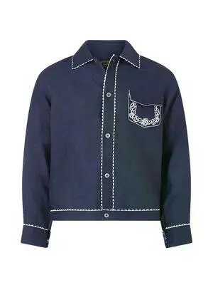 Camilla Embroidered Cropped Jacket