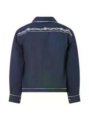 Camilla Embroidered Cropped Jacket