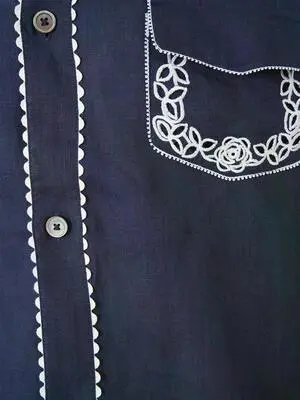 Camilla Embroidered Cropped Jacket