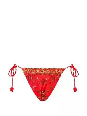 Camilla Flower-detail Bikini Bottoms
