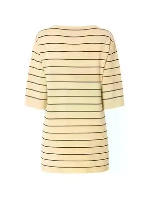 Elisabetta Franchi Striped Chain Mini Dress