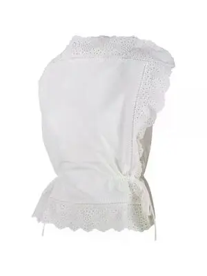BY MALENE BIRGER Eyelet Drawstring Top