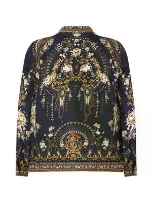 Camilla Long-sleeve Camp-collar Shirt