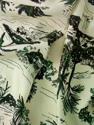 Karl Lagerfeld Graphic Print Border Scarf