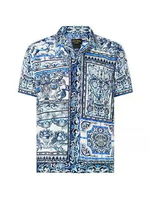 Camilla Camp Collared Short-sleeve Shirt