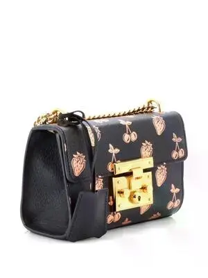 Gucci Padlock Printed Leather Small Shoulder Bag