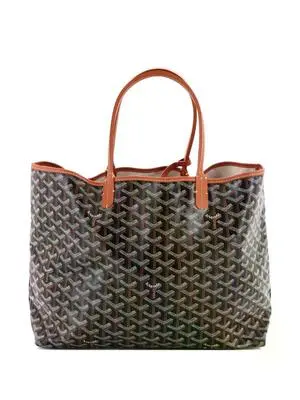Goyard Saint Louis Coated Canvas Pm Tote Bag - Black