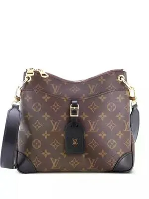 LOUIS VUITTON Odeon Nm Handbag Monogram Canvas Pm - Black