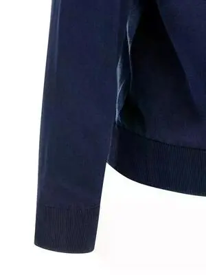 BALLANTYNE V-neck Cardigan With Argyle Jacquard