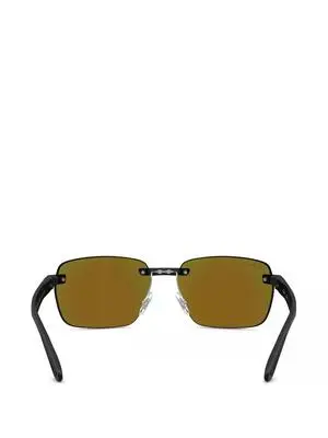 Ray-ban Rimless Rectangle-frame Sunglasses - Black