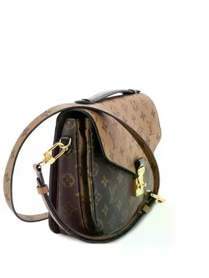 LOUIS VUITTON Pochette Metis Reverse Monogram Canvas Crossbody Bag - Brown
