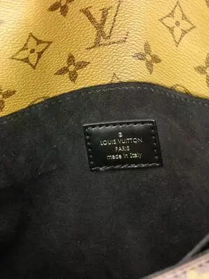 LOUIS VUITTON Pochette Metis Reverse Monogram Canvas Crossbody Bag - Brown