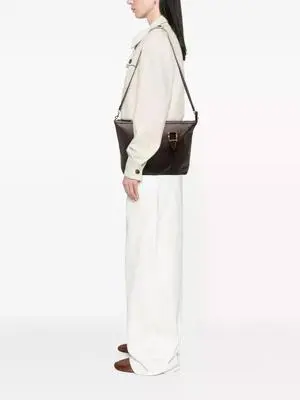 Gucci Leather Bamboo Satchel