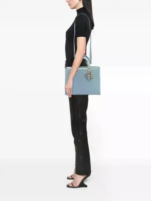 Dior 2018 Large Lady Satchel - Blue