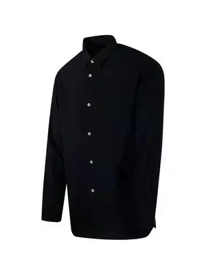 Comme Des Garçons Crinkled-effect Chest-pocket Shirt